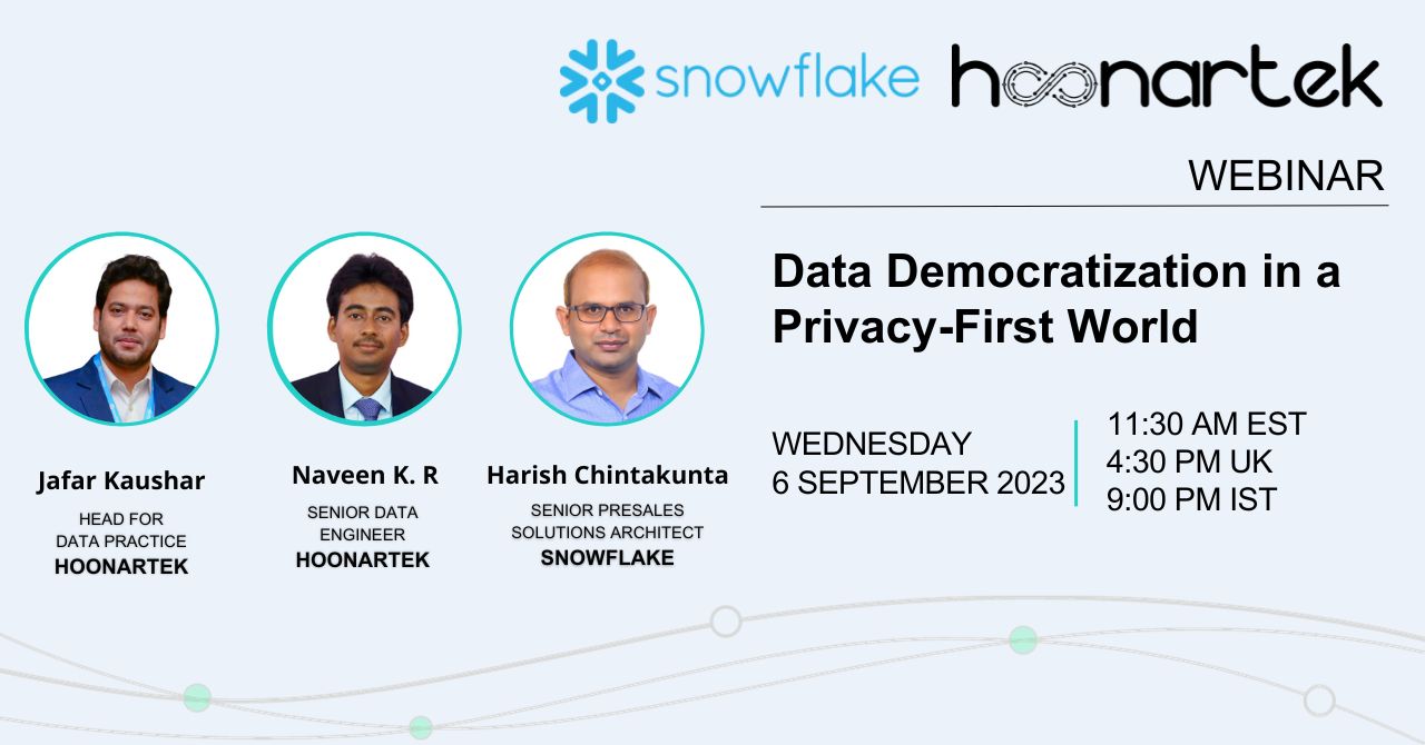 Data Democratization in a privacy-first world - Hoonartek